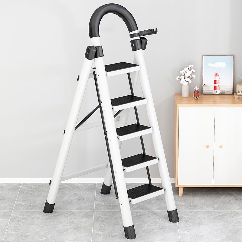 Bossku 6Step Ladder Foldable Ladder Stair Ladder Staircase Ladder Red ...