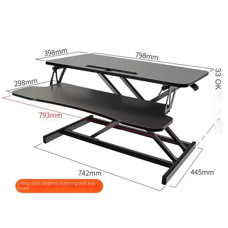 Standing Notebook Liftable Computer Desk Office Desktop Monitor Desktop ...