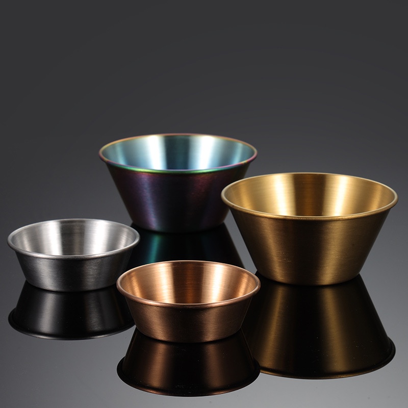304 Stainless Steel Seasoning Dish Conical Dish Sauce Dish Soy Sauce ...