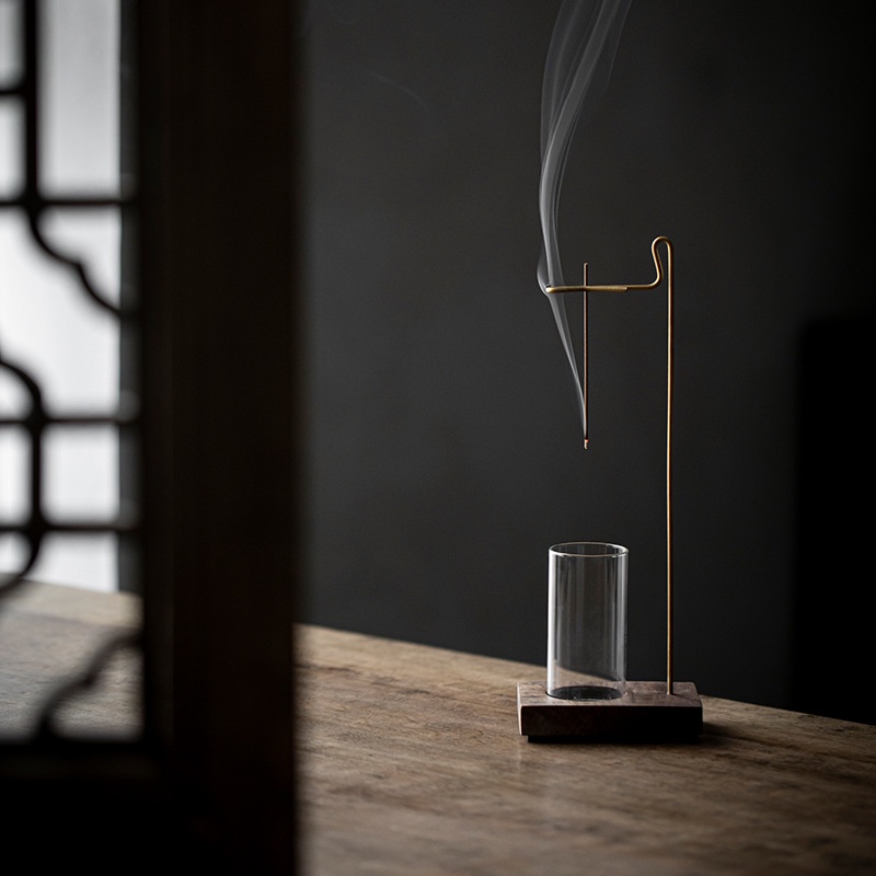 Upside Down Incense Stick Creative Walnut Incense Burner Incense Base ...