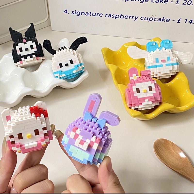 [50 Model] DIY Nano Blocks Building Blocks Sanrio Kuromi Melody Purin ...