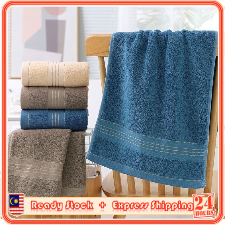 (34 x 74 cm) SIMPLICO Cotton Face Towel Bath Towel Hand Towel Tuala ...