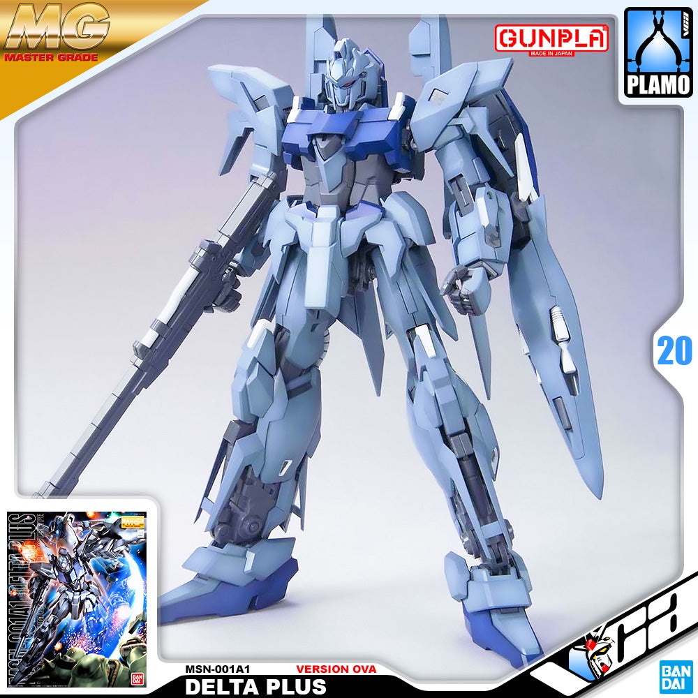 ⭐️ BANDAI GUNPLA MASTER GRADE MG 1/100 DELTA PLUS PLASTIC MODEL KIT TOY ...
