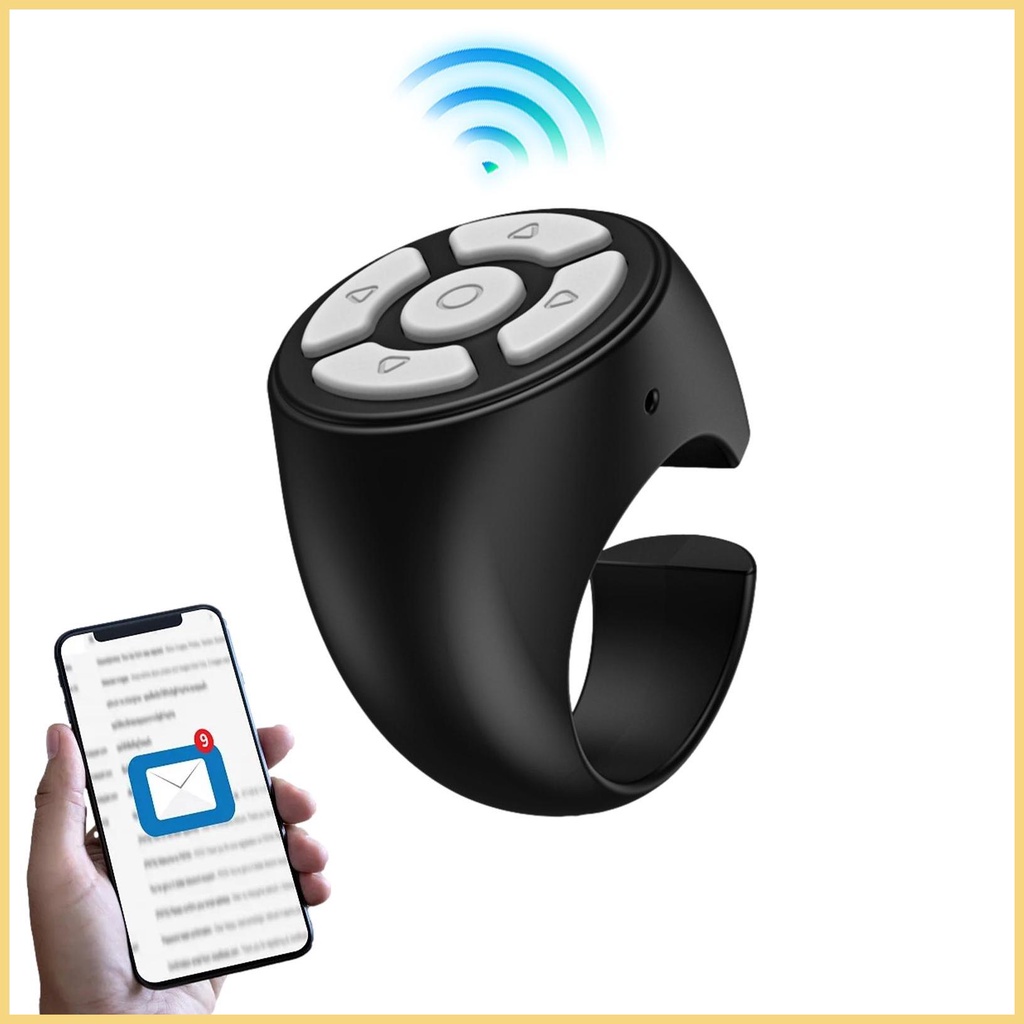 Wireless Finger Scroller Ring Finger Remote Control for Video Recording ...