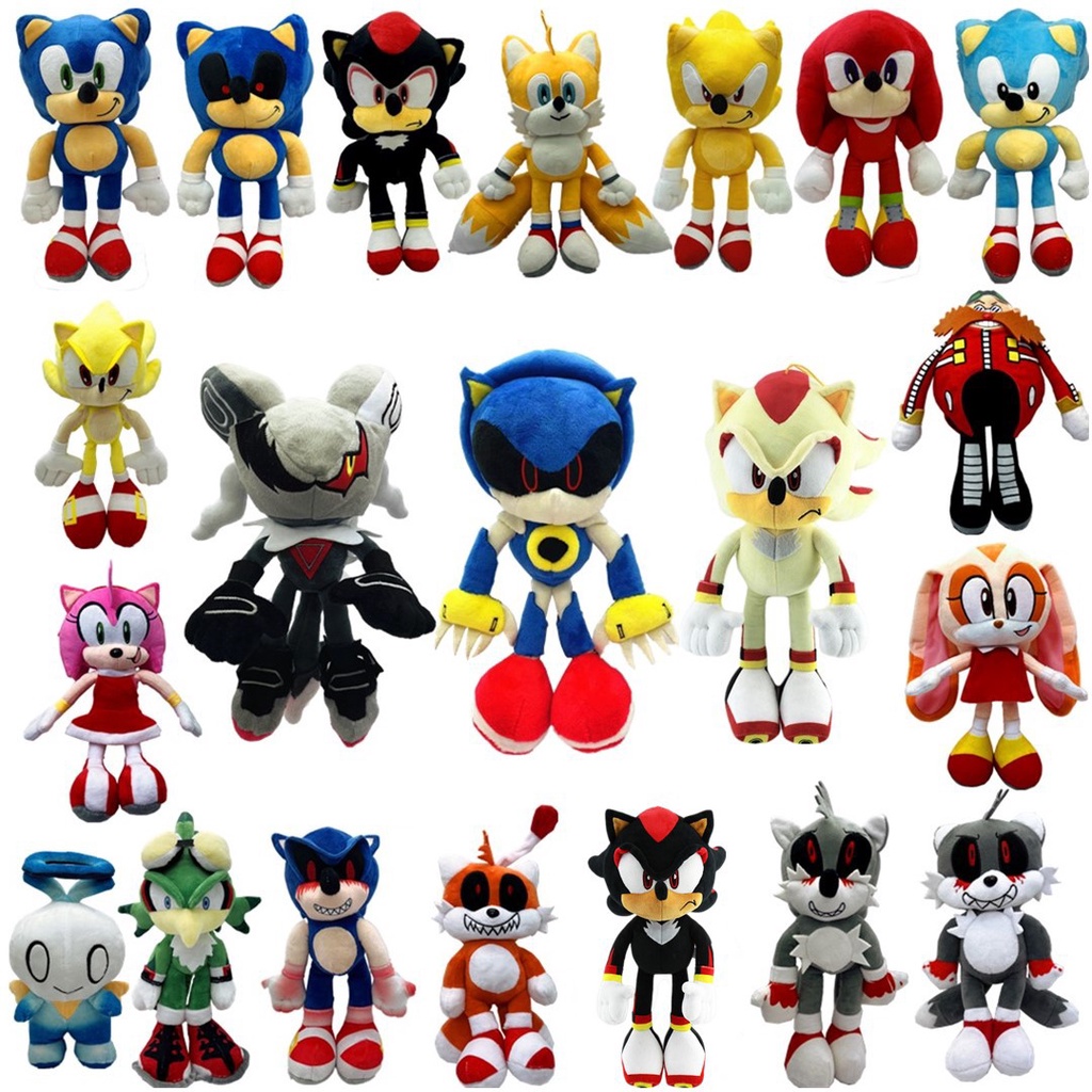 Genuine Authorized Many Styles Available sonic sonic Plush Toy Q ...
