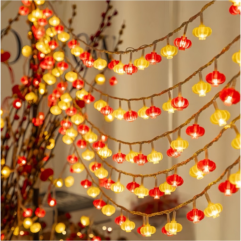 4M New Year LED Decorative String Lights/Lantern Solar Lights/Chinese ...