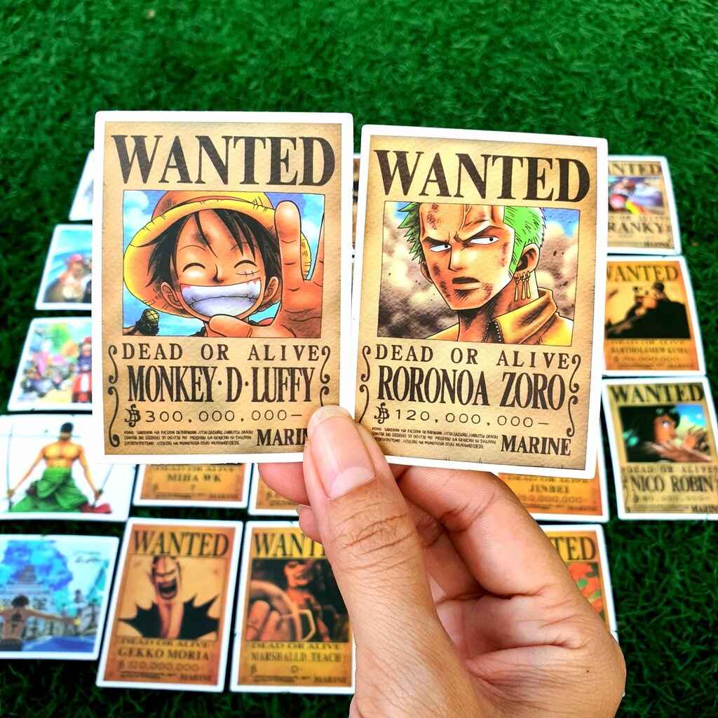 sticker Small Poster Luffy One Piece Is Firmly Attached Waterproof ...