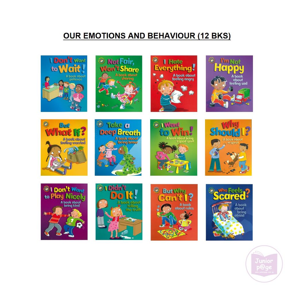 Our Emotions and Behavior Set of 12 books | Shopee Singapore