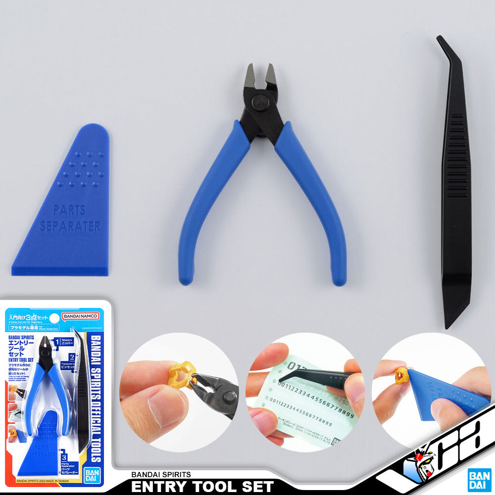⭐️ BANDAI SPIRITS OFFICIAL ENTRY TOOL SET HOBBY GUNDAM GUNPLA PLASTIC ...