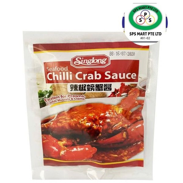 Sing Long Seafood Chilli Crab Sauce 130g | Shopee Singapore
