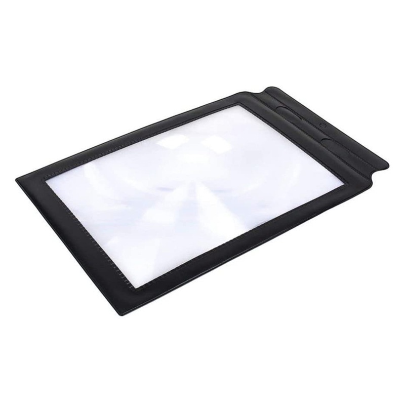 A4 Full Page Magnifier Hands-free 3X Magnifier Handheld Reading Aid ...