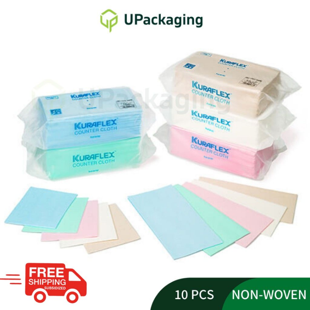 [10 Pcs] KURAFLEX Kuraray Kitchen Towel Wipes Counter Cloth Dish Japan ...