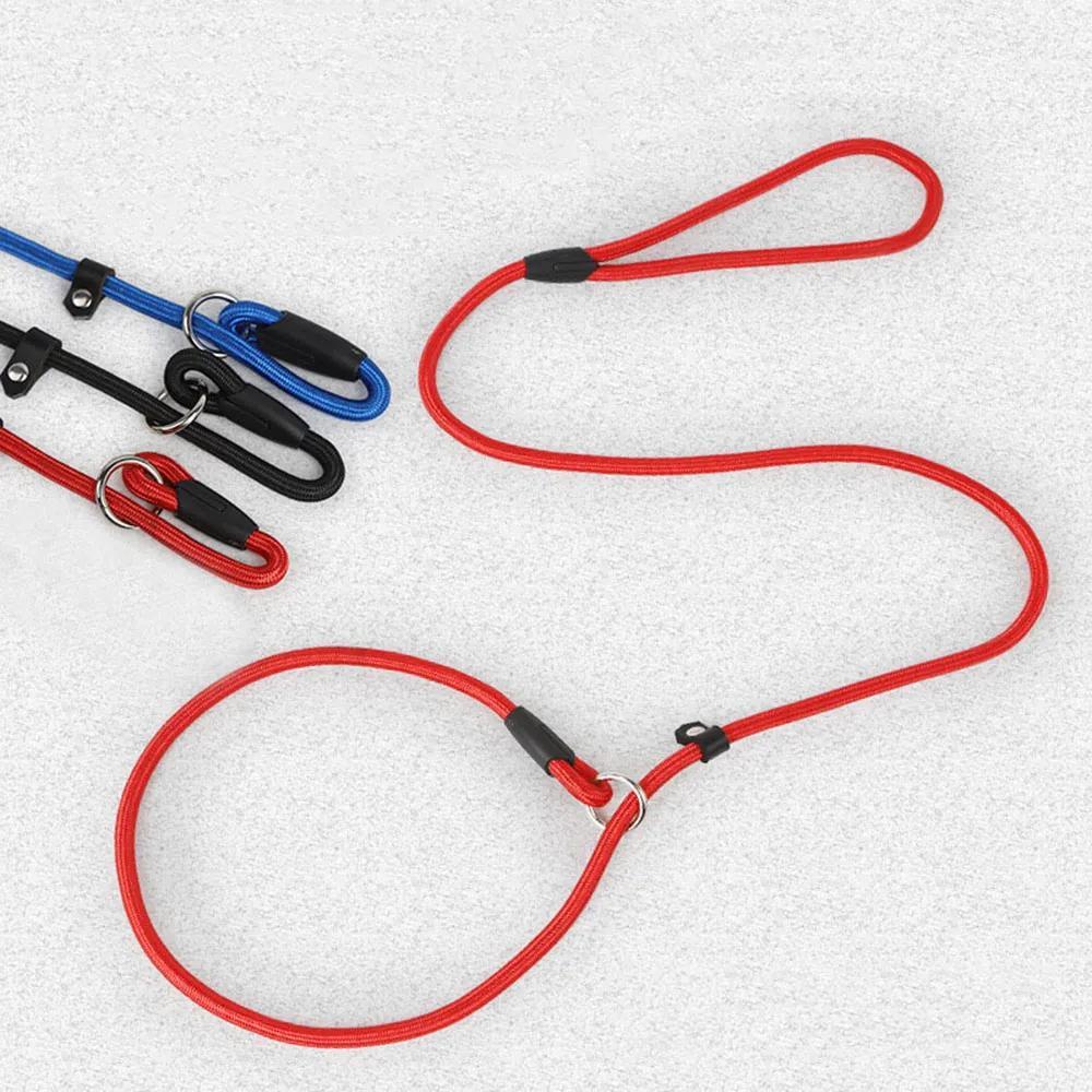 Pet Puppy Dog Leash Slip Rope Lead Leash Slip Chains Collar No Pull ...