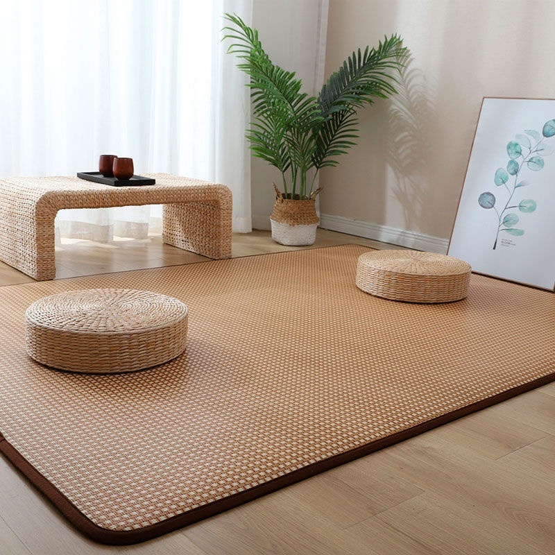 Japanese Rattan Mat Carpet Living Room Balcony Tatami Mat Room Summer ...