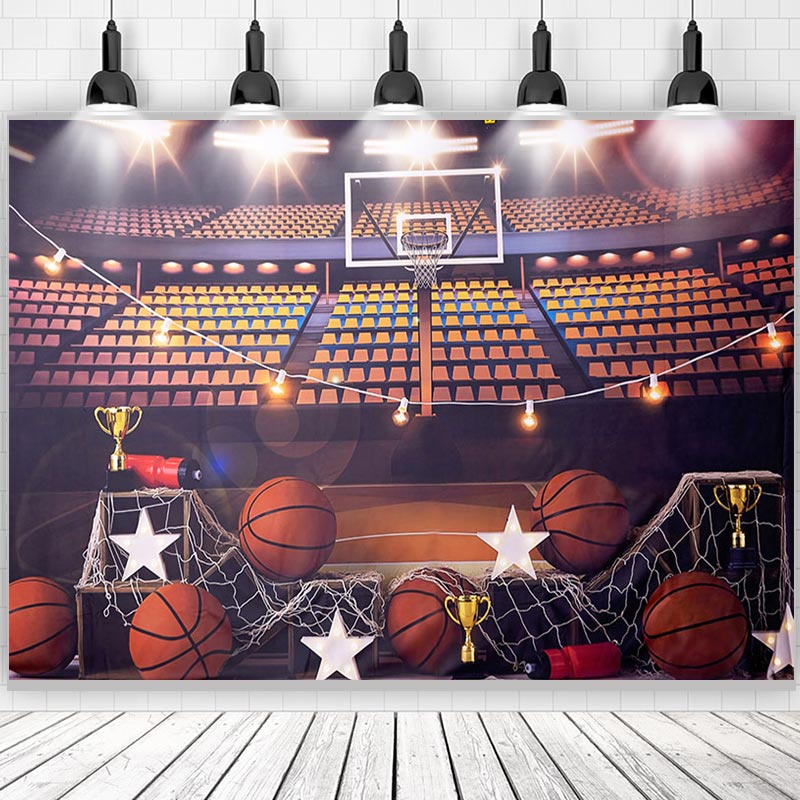 Basketball Birthday Backdrop For Photography Baby Shower Kids Children ...
