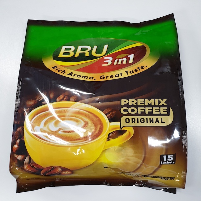 Bru Premix Cofee 3 IN 1 15 Sachets | Shopee Singapore