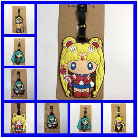 A must-have cartoon luggage tag Sailor Moon Hatsune Miku Luggage Tag ...