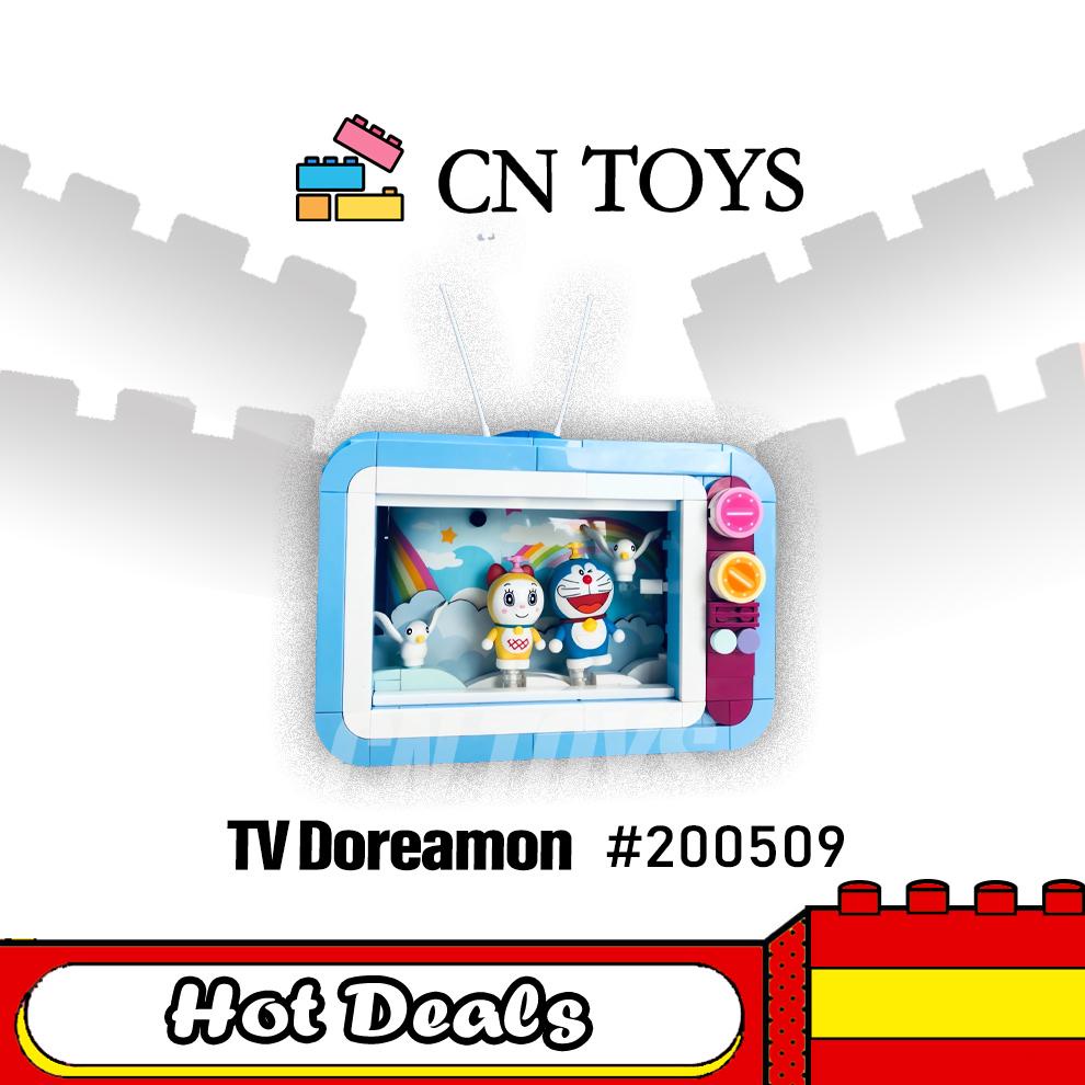 Building Blocks Keeppley Doreamon TV Box Famous Cartoon Teble ...
