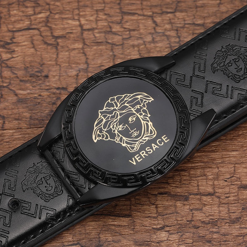 Belt Men Medusa Leather Smooth Buckle Hair Stylist Spirit Guy ...