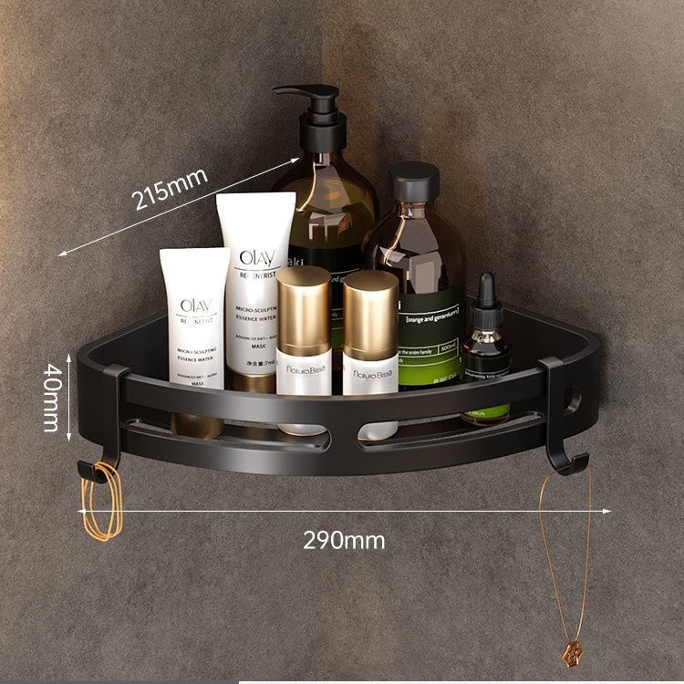 1/2/3pcs Bathroom WC Wall Shelf Triangle Shower Storage Rack Bath ...