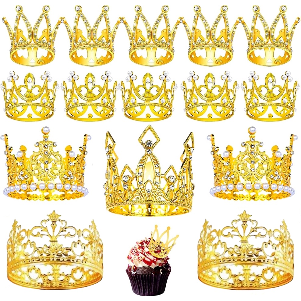 Crown Cake Topper Mini Crown Tiny Crown for Cake Topper Mini Tiara ...