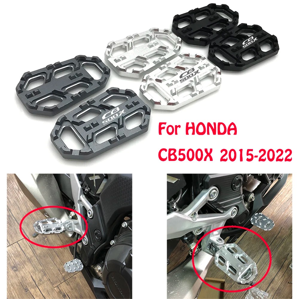 Motorcycle Footrest Pedal Enlarger Footpad Extension Footpeg For HONDA ...