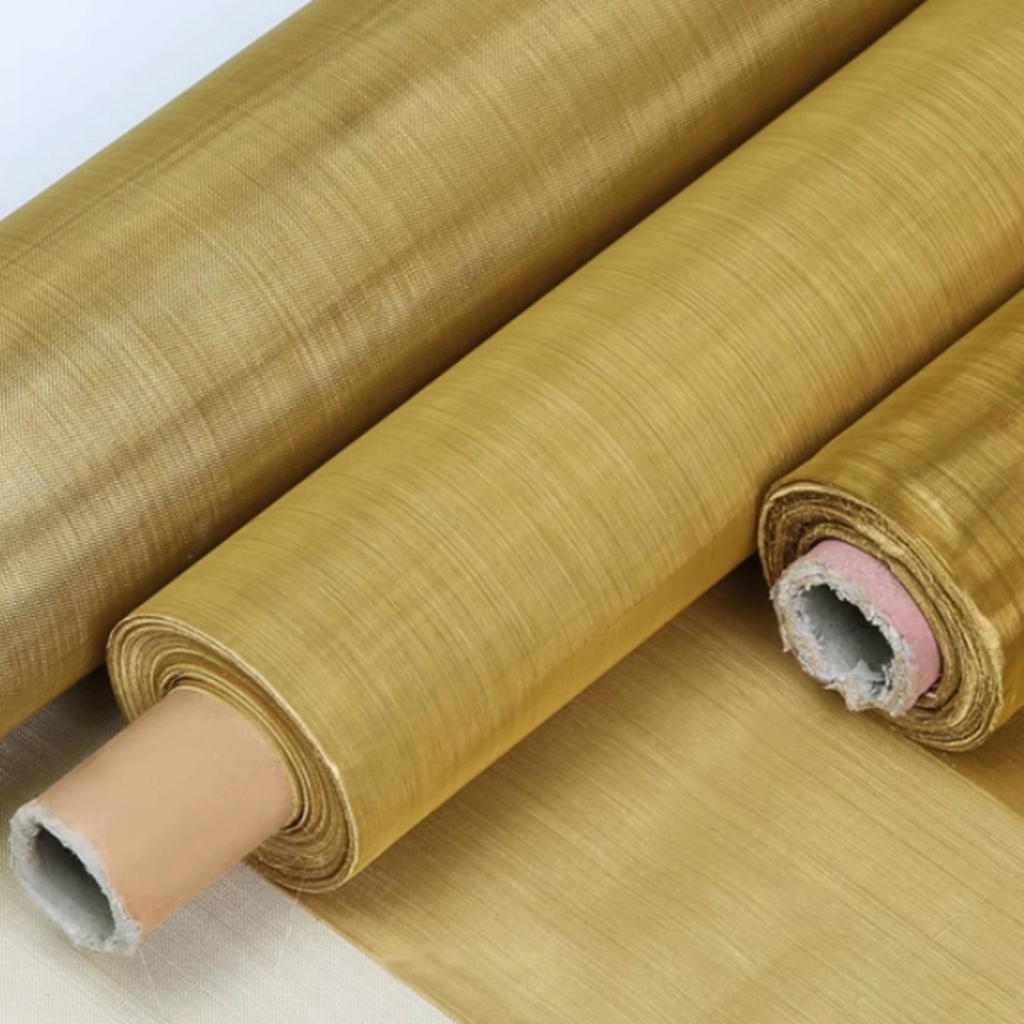 6-250 Mesh 50x100cm Copper Brass Mesh Screen Metal Shielding Signal ...