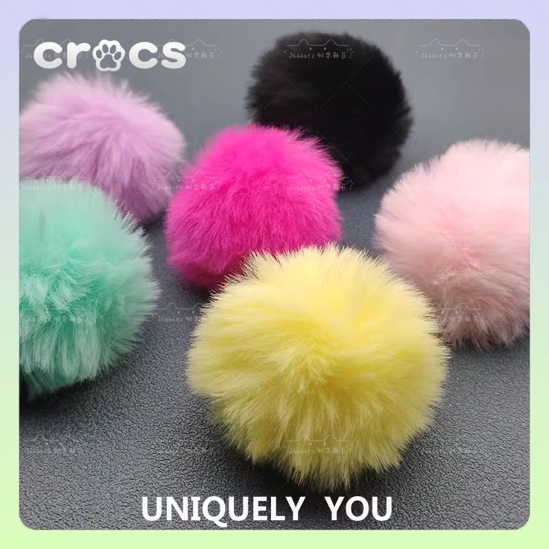 crocs jibbitz Colored plush balls Shoes Accessories crocs charm high ...