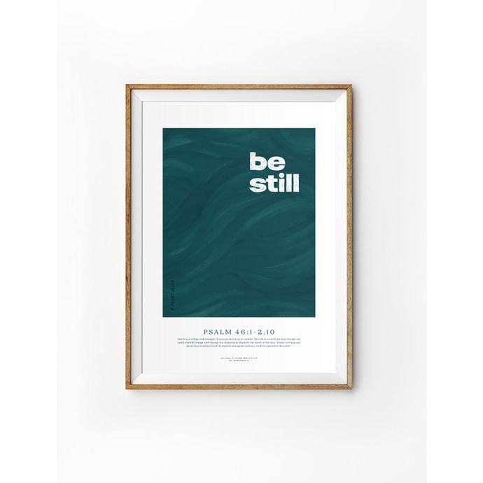 Be Still {ArtPrint Poster Collection} | Shopee Singapore