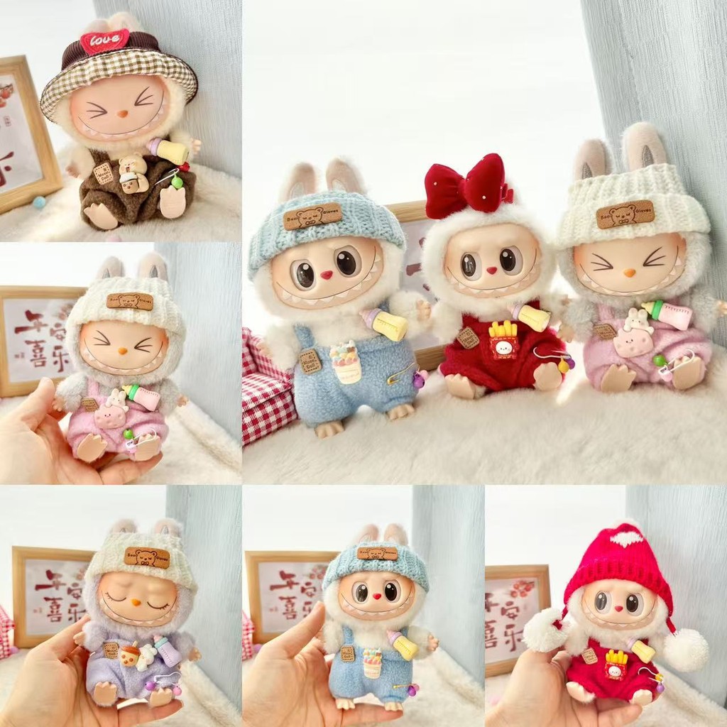 12-hour shipping{only clothes} Labubu doll Clothes V1&V2 labubu clothes ...