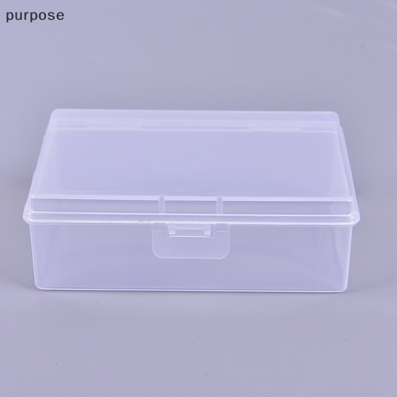 [purpose] 2pcs/set Transparent Plastic Boxes Playing Cards Container ...
