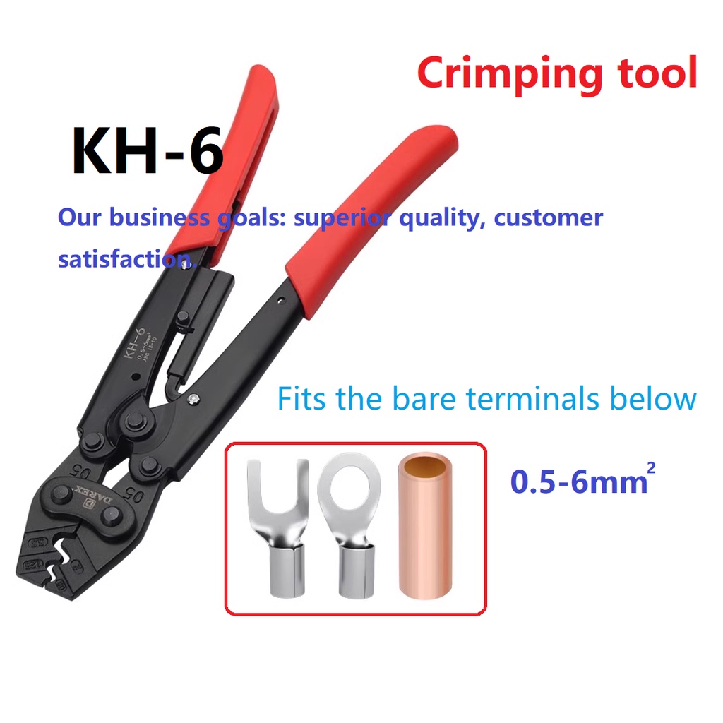 Open OT Copper Nose Crimping Pliers KH-6 Cold Pressing Terminal Pliers ...