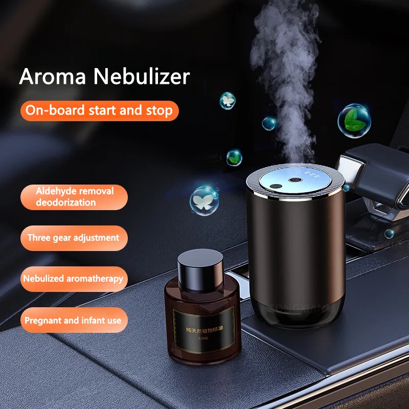 Smart Car Aroma Diffuser Nebulizer Essential Oil Home Wireless Ultrasonic Aroma Aromatherapy ...