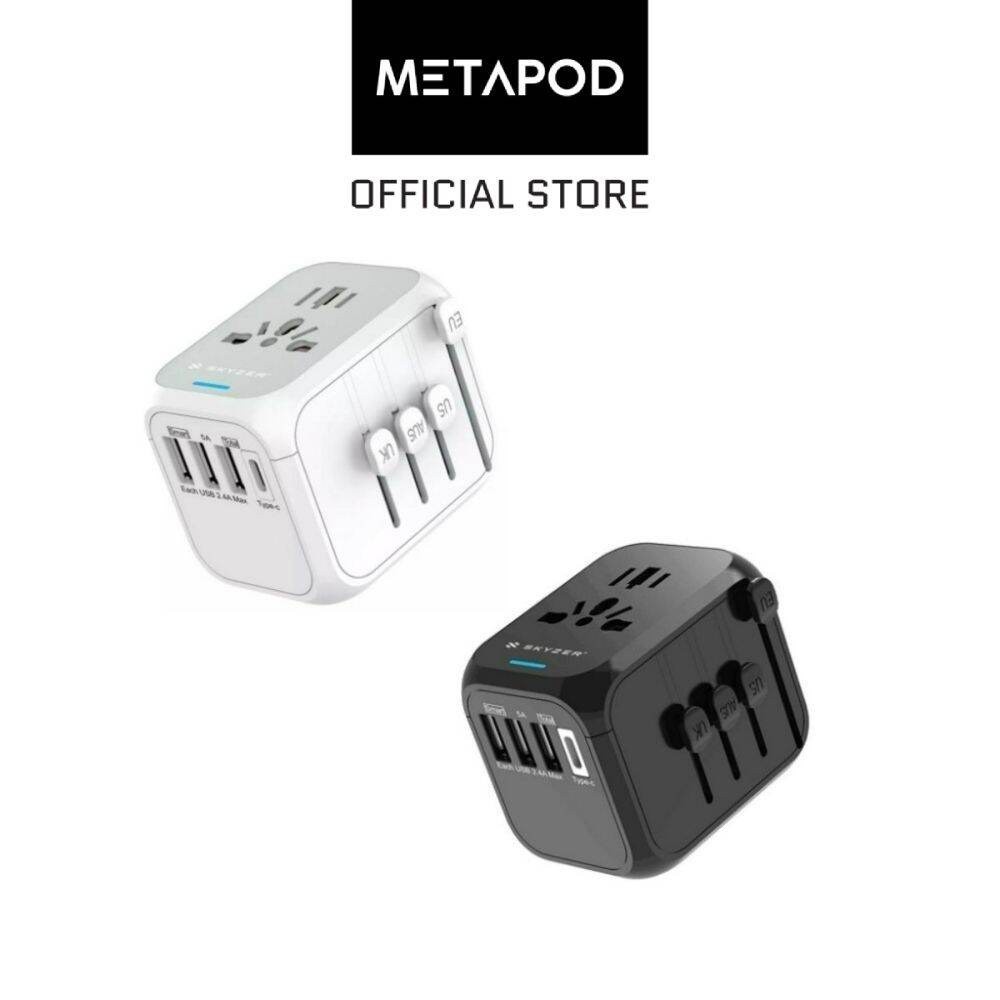 SKYZER PD156 TRAVEL ADAPTER 3USB-A 1USB-C | Shopee Singapore
