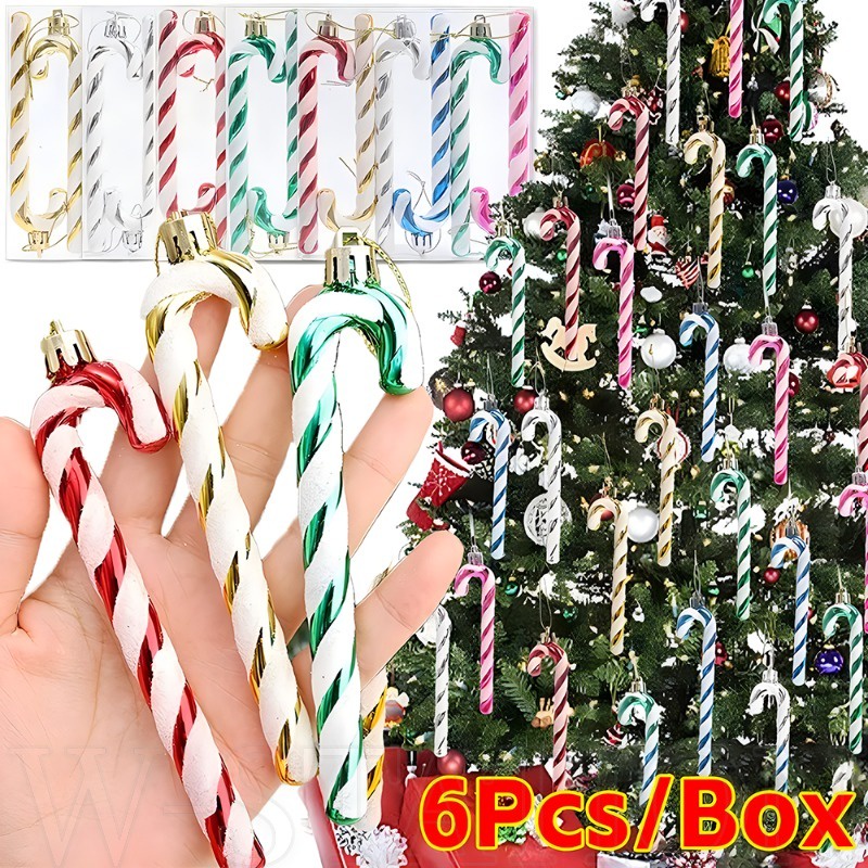 Christmas Home Decoration / Christmas Glitter Candy Canes Ornaments ...