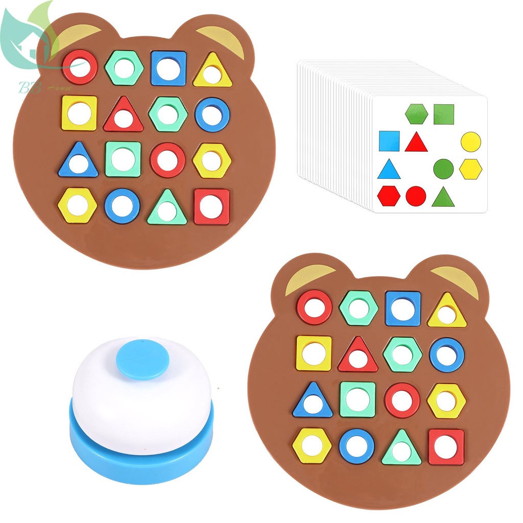 Geometric Shape Matching Game Children Puzzles Shape Matching Game with ...