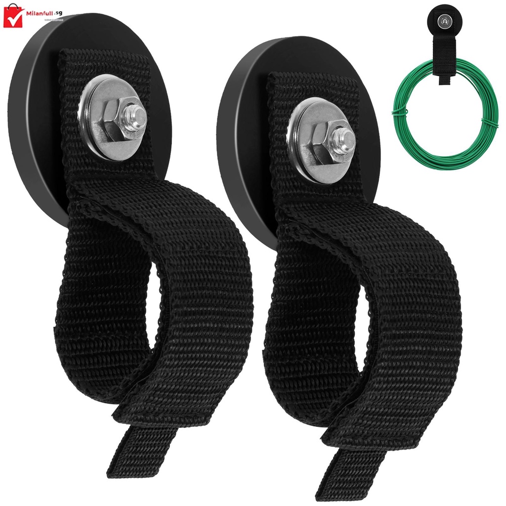 2Pcs Magnetic Hooks Heavy Duty Magnetic Hook Strap Strong Magnetic ...