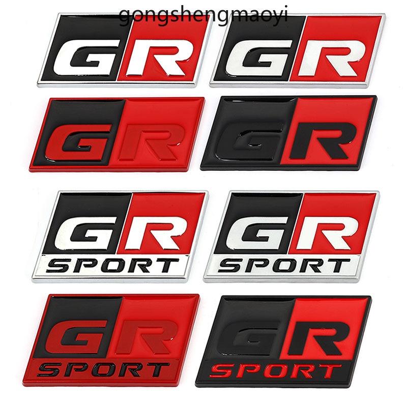 Car Sticker GR Sport Logo Decal Front Hood Grille for Toyota HV YARiS ...