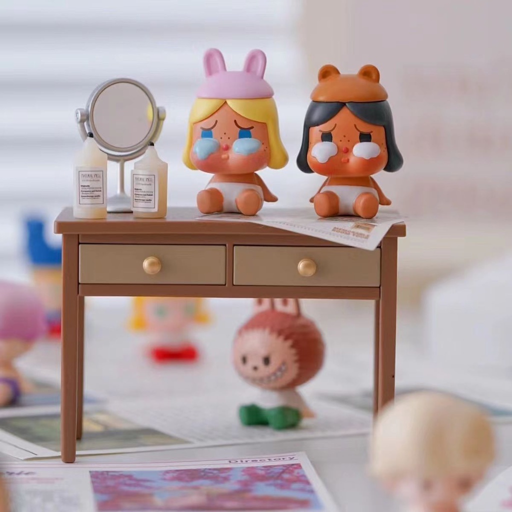 Pop Mart pop bean Sitting posture Series crybaby Pucky Molly dimoo ...