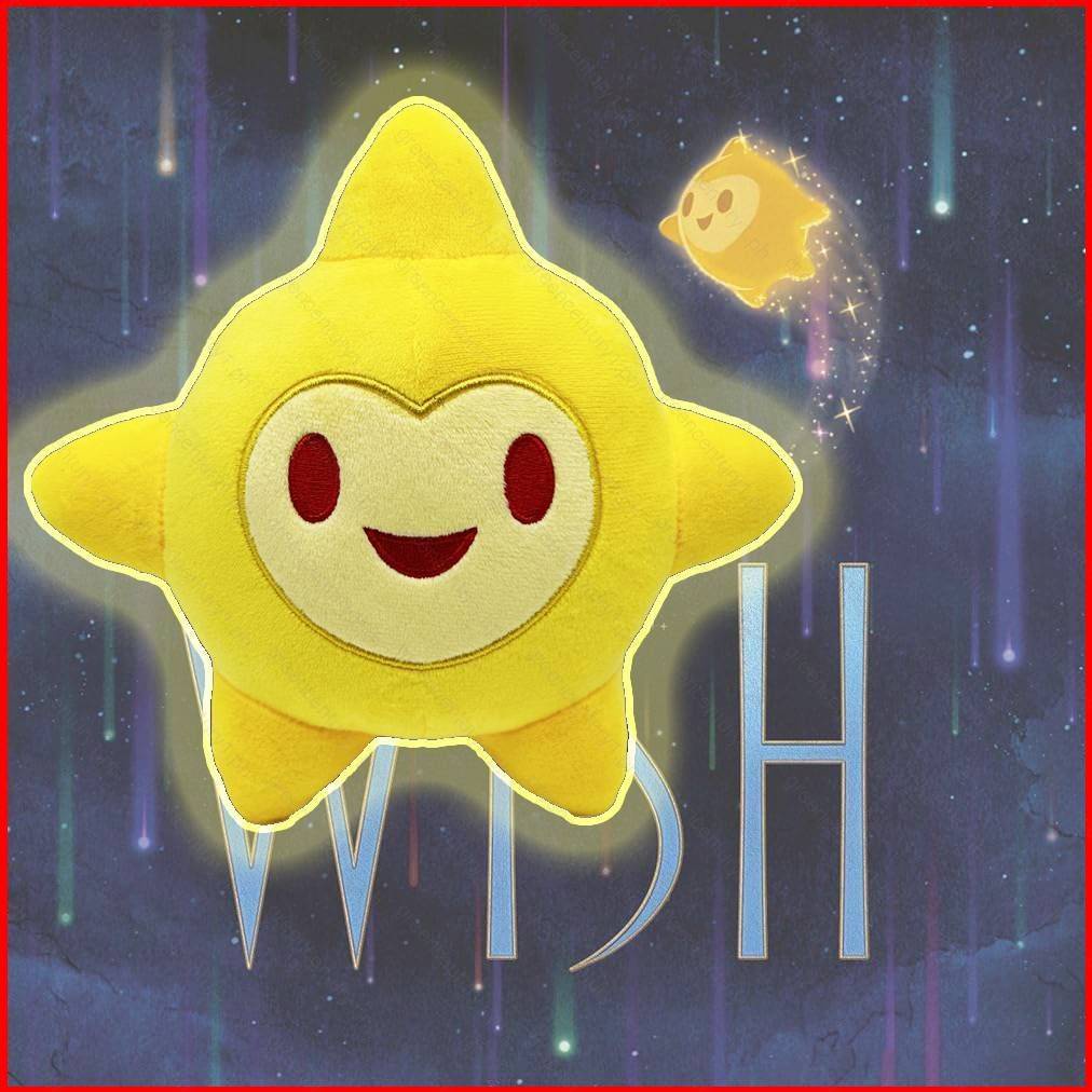 YS Disney Cartoon The Wish Yellow Star Plush Dolls Gift For Girls Kids ...