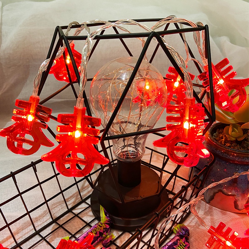 New CNY Decoration String Lights 2025 LED Red Lantern Chinese New Year ...
