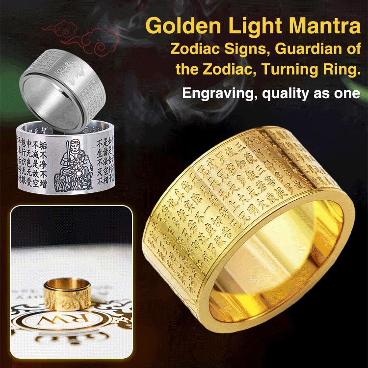 Patronus Ring Golden Curse Rotating Ring Rotating Golden Curse Patronus ...