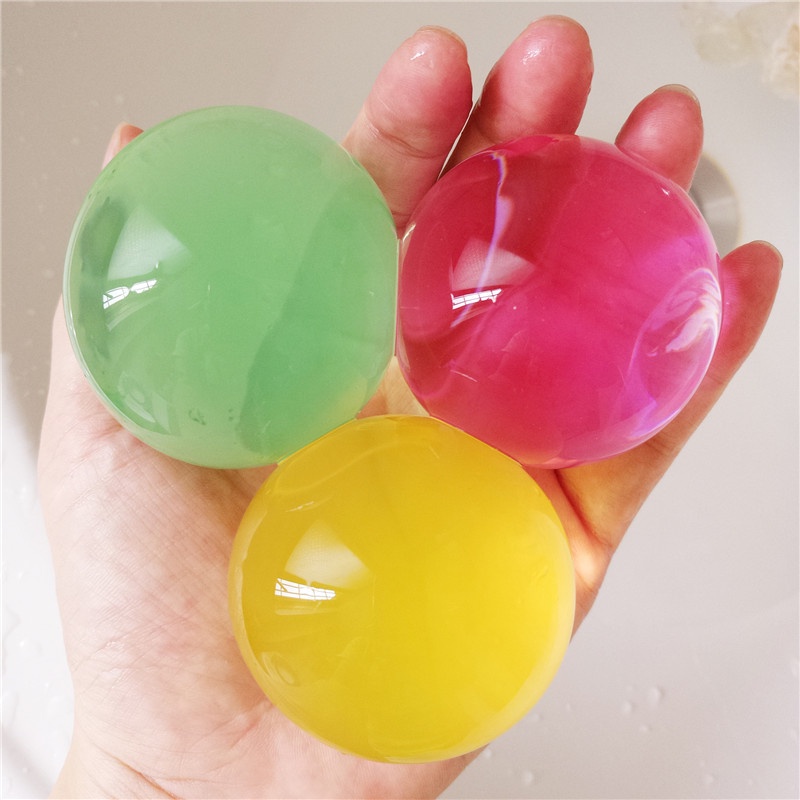 （FREE 50 100 200PCS） Large water balls Hydrogel Pearl Shaped Big 3-4cm ...