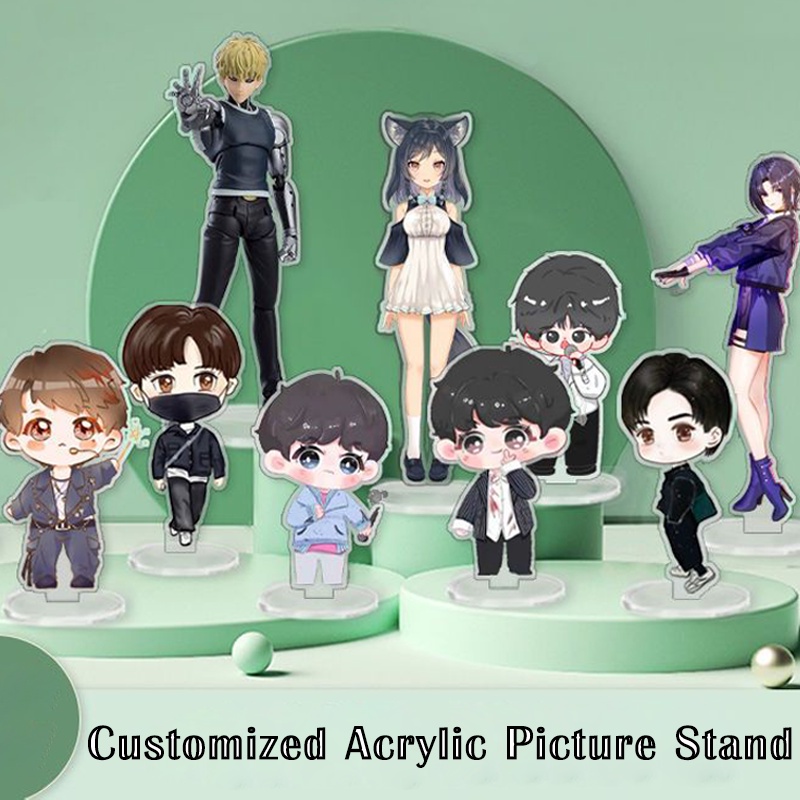 Custom Shaker Acrylic Standee Game Anime Photos Graduation Photos ...