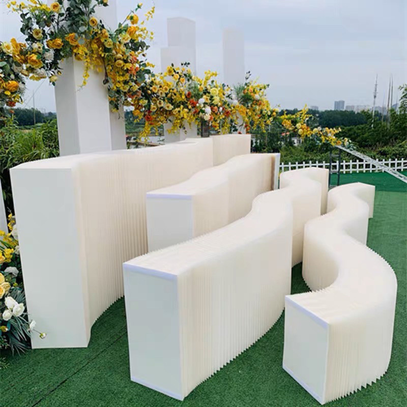 Wedding Roman Column Folding Props Dessert Display Free Folding Column ...
