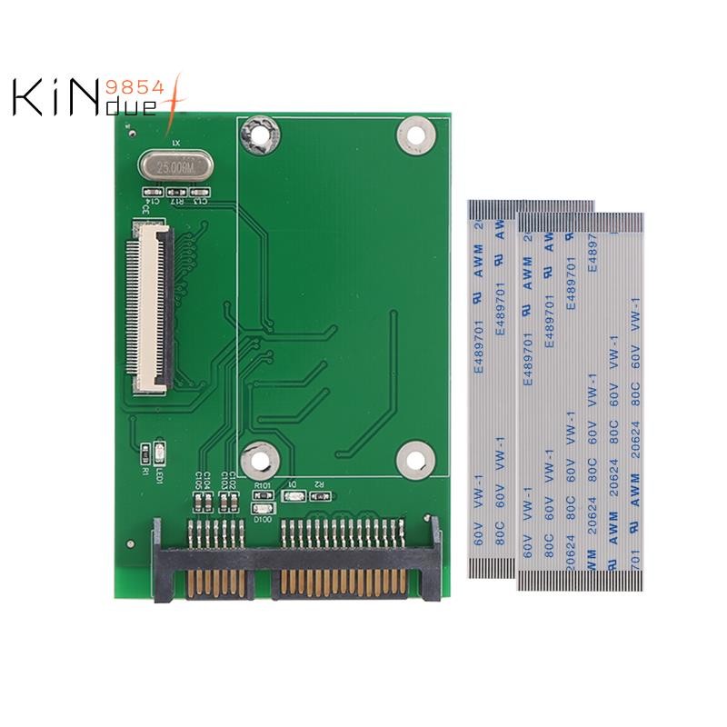 1.8 Inch 40Pin ZIF/CE SSD HDD Hard Disk Drive to 7+15 22 Pin SATA ...