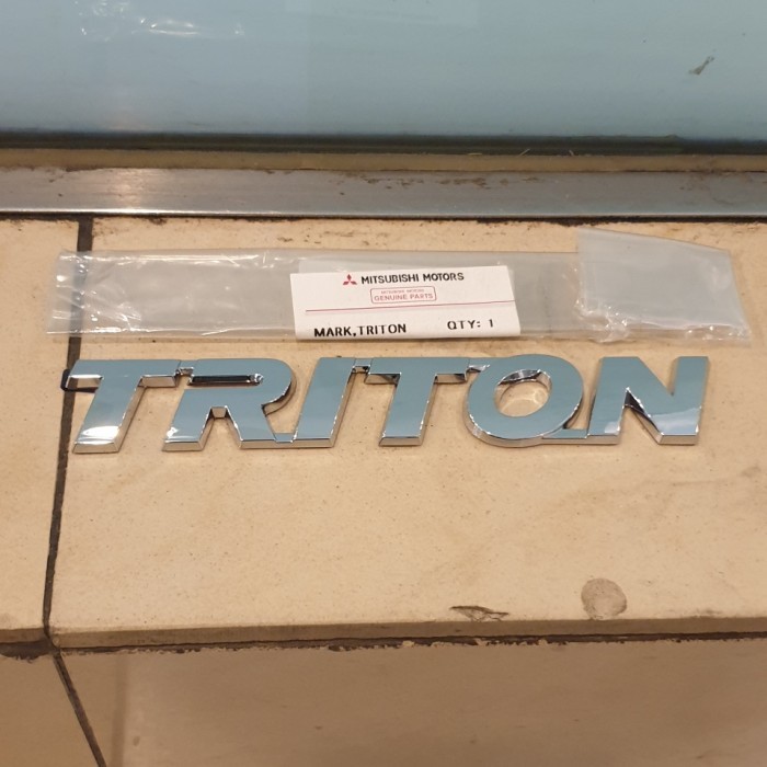 Original Mitsubishi All New Triton New Triton Emblem, quality Triton ...