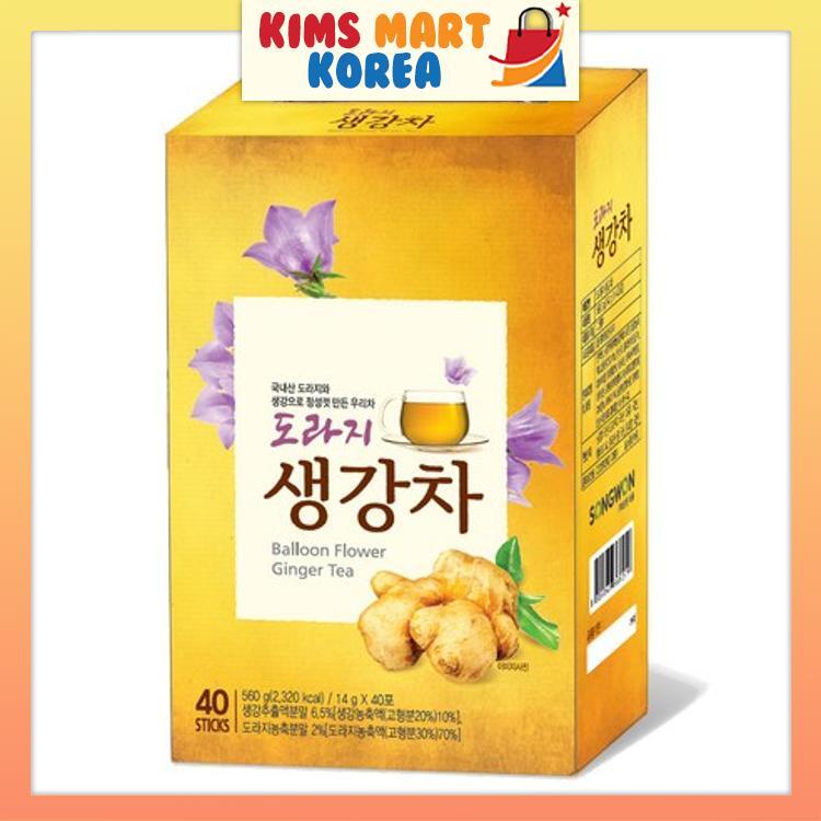 Songwon Bellflower & Ginger Tea Korean Drink Food 14g x 40pcs | Shopee ...