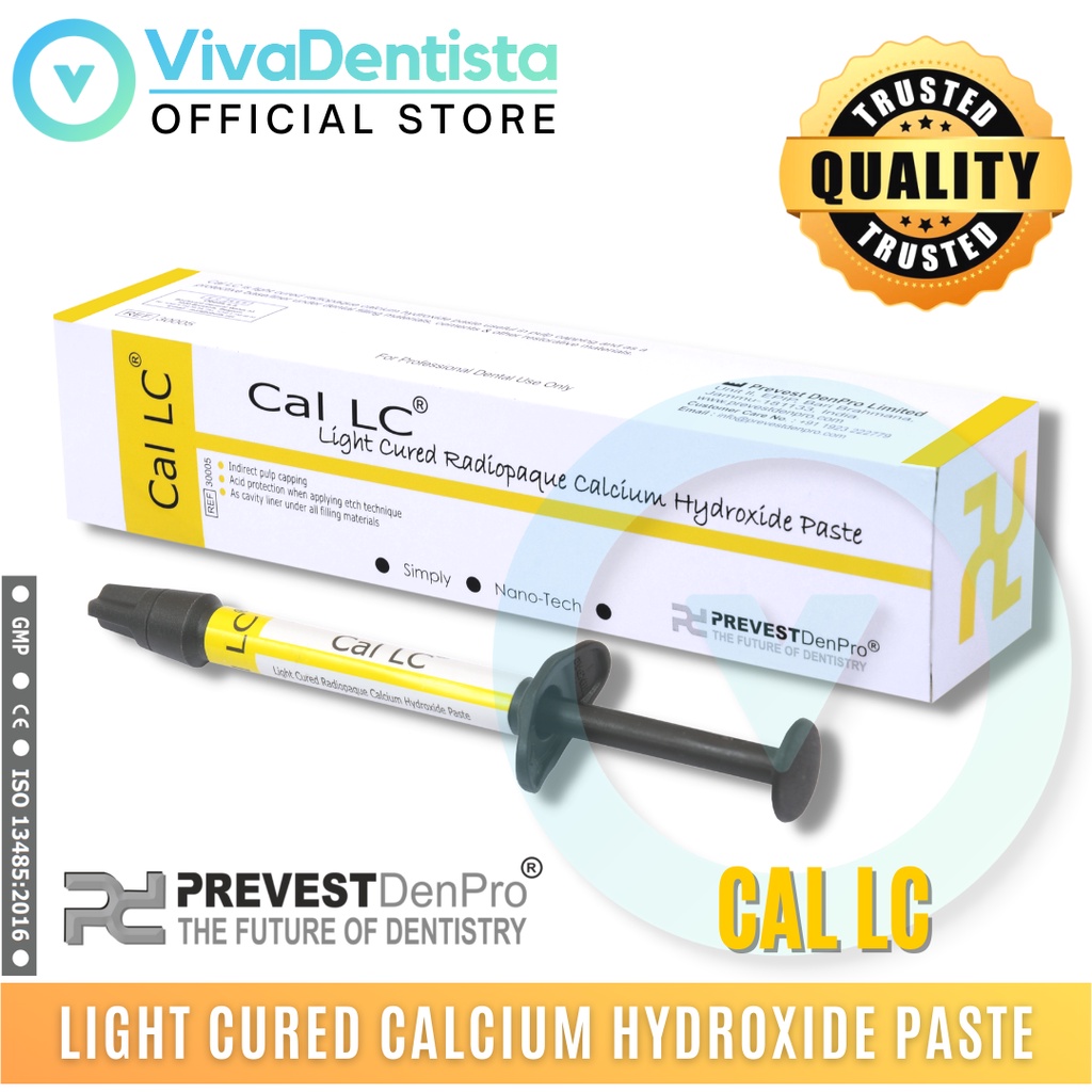 PREVEST DENPRO Cal LC ( Light Cure Radiopaque Calcium Hydroxide Paste ...