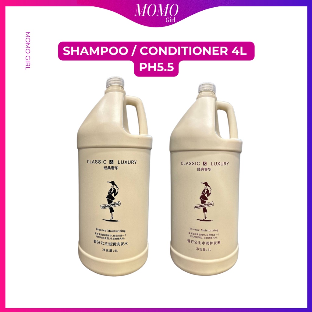 Gallon Shampoo / Conditioner 4L PH 5.5 Professional Salon Spa Treatment ...